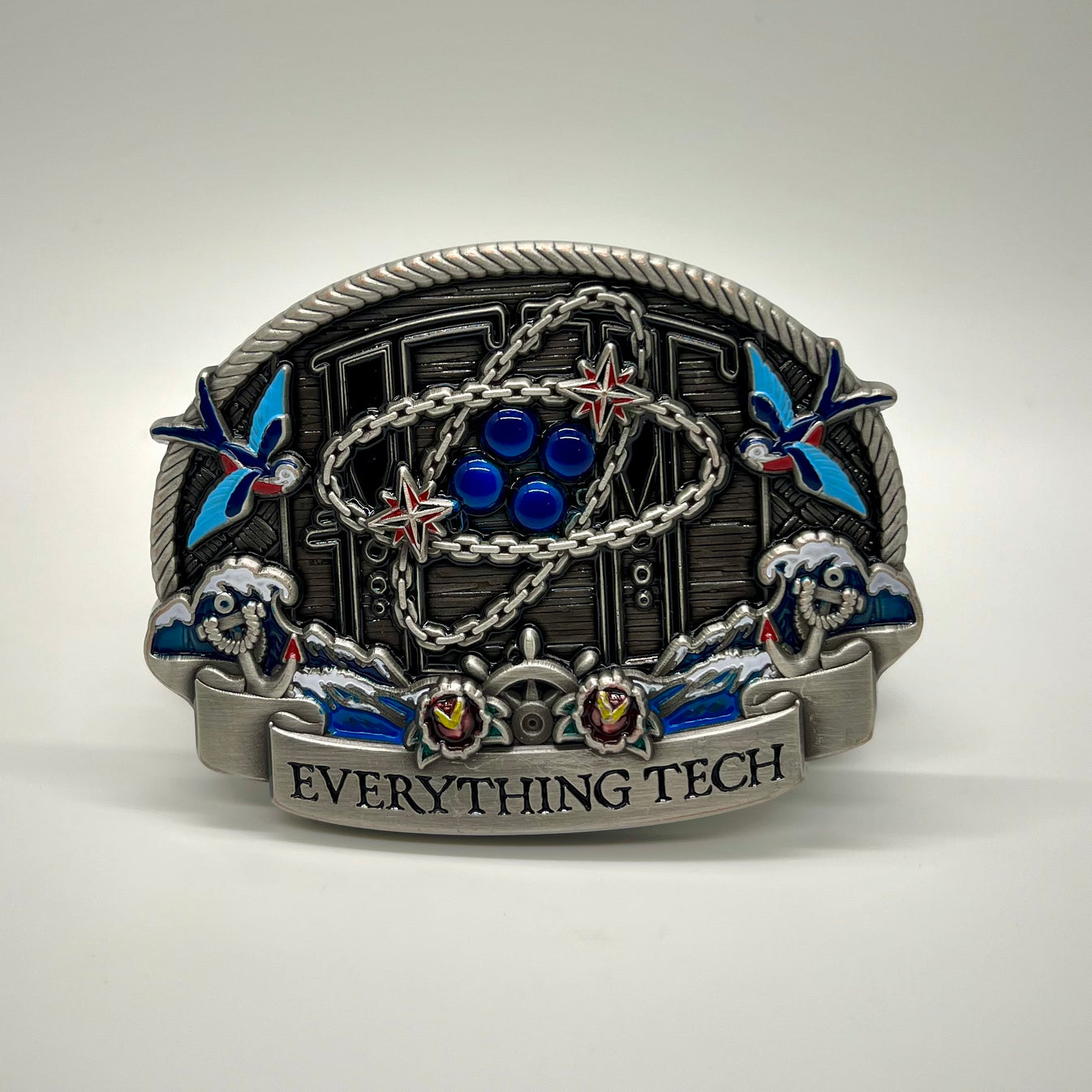 1-Electronics Technician Belt Buckle – Victory By Volume